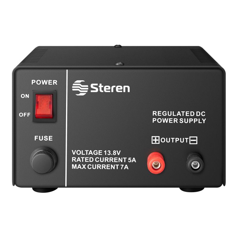 Fuente de poder regulada de 13,8 Vcc, 5 a 7 A Steren Ti